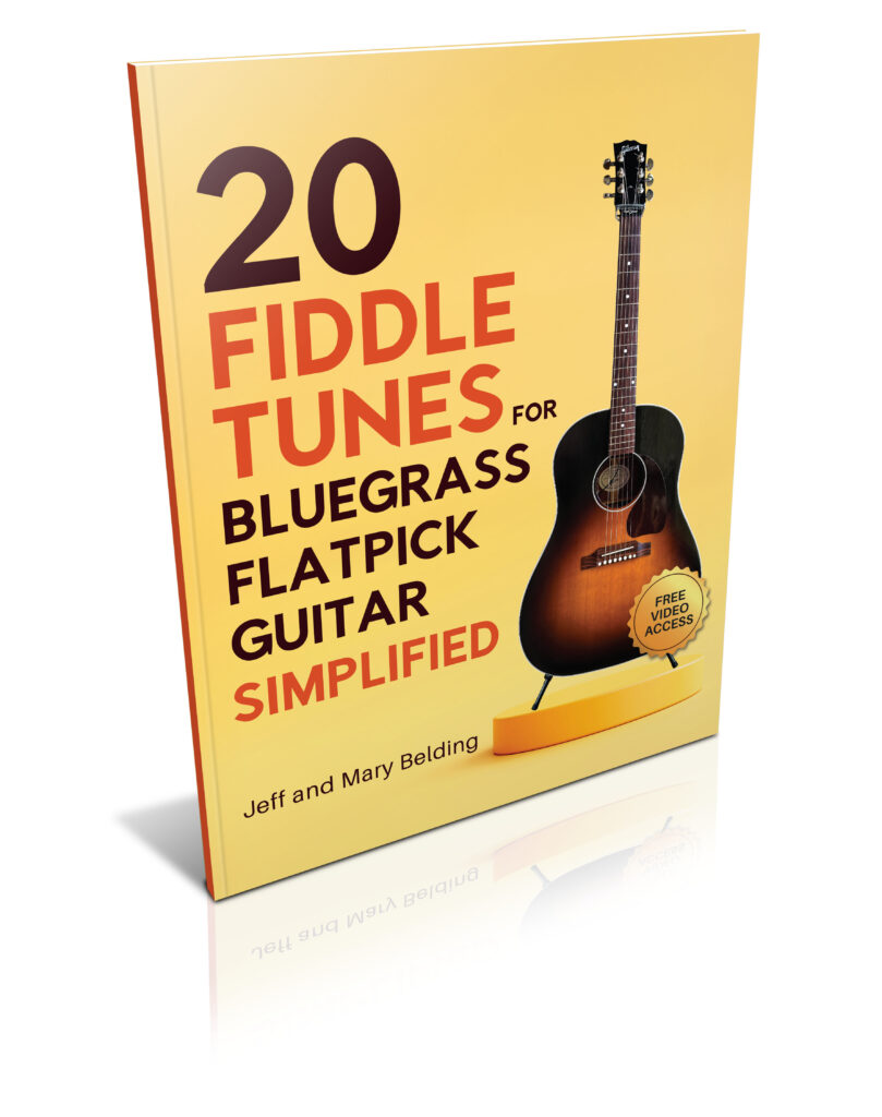 20 Fiddle Tunes for Bluegrass Flatpick Guitar Simplified - Jeff Belding